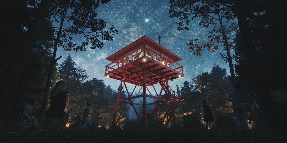 New Idaho Lookout Tower Hotel Will Let You Stargaze from Bed - Thrillist