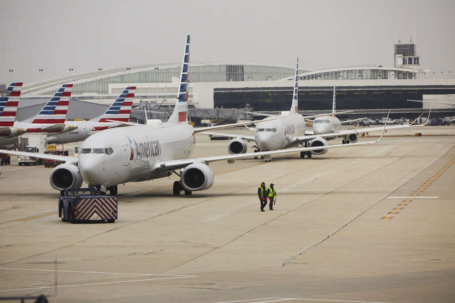 Viral Photos Show American Airlines Plane Door Falling Off - Thrillist