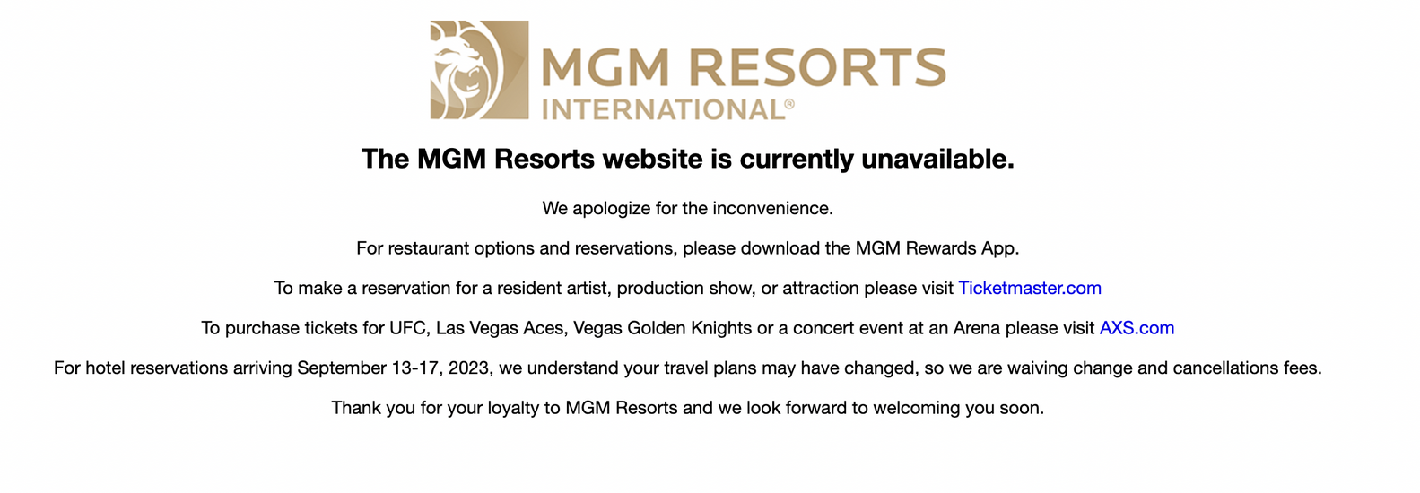 MGM Resorts Cyber Attack Explained, What Customers Should Do - Thrillist