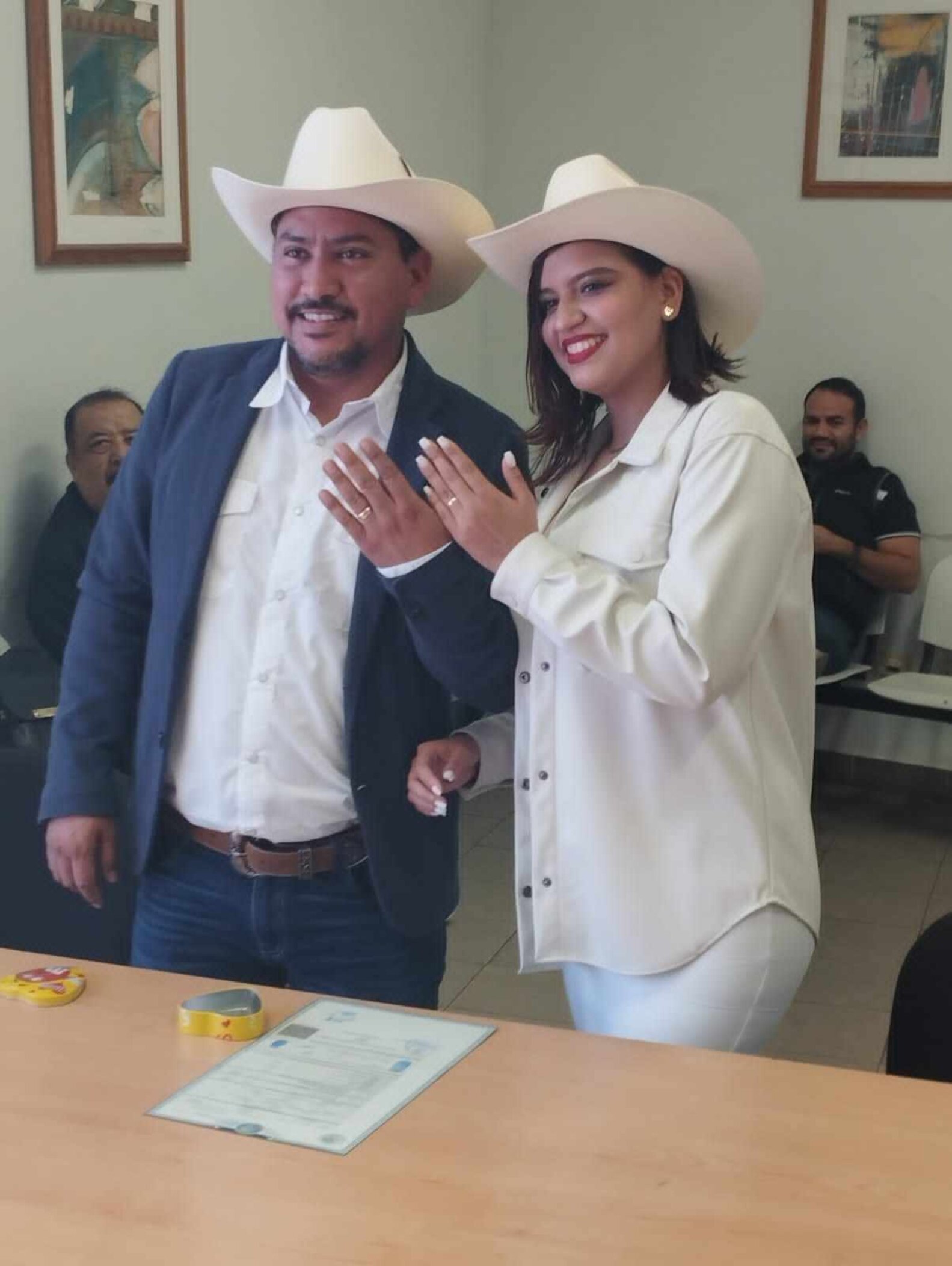 Little Dog Takes His Role As Witness On Parents' Marriage License Very ...