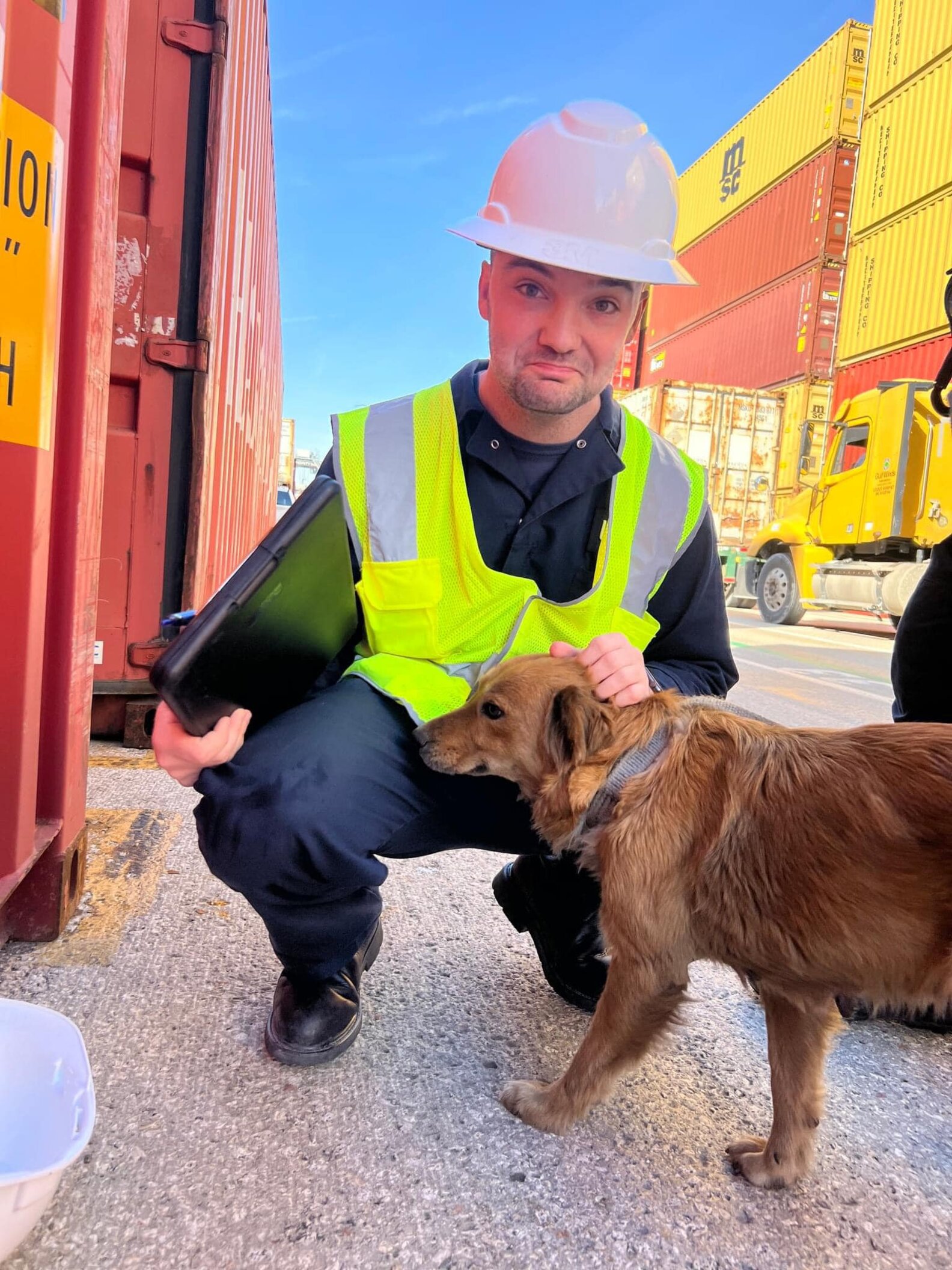 Coast Guards Inspecting Shipping Container Hear Scratching From Inside ...
