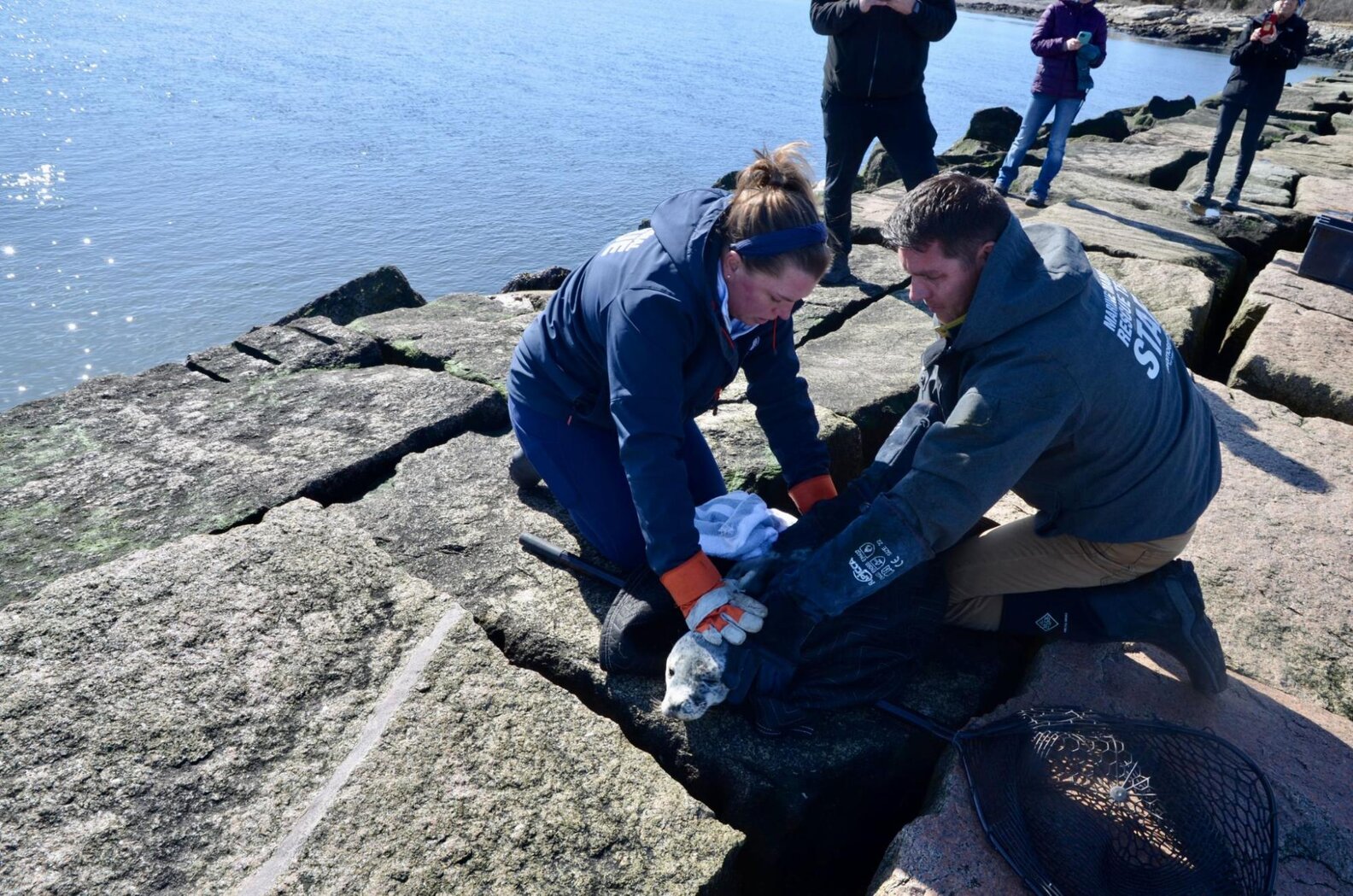 Rescuers Look Between Cracks In Rock And See A Little Face Staring Up ...