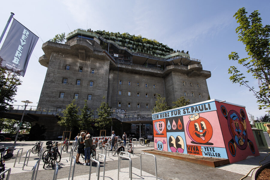 Luxury Hotel Opens Inside Former Nazi Bunker in Hamburg, Germany ...