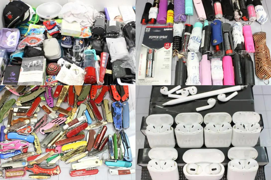 TSA Confiscated Items Are for Sale Online For Cheap, Including Airpods ...