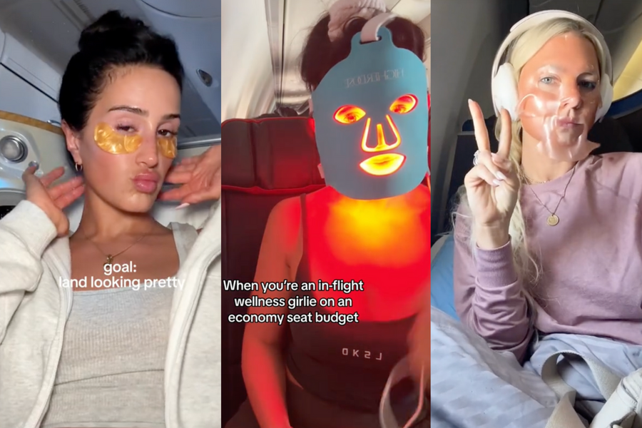 Using Sheet Masks on Flight Rude But Not Bad for Your Skin, Experts Say ...