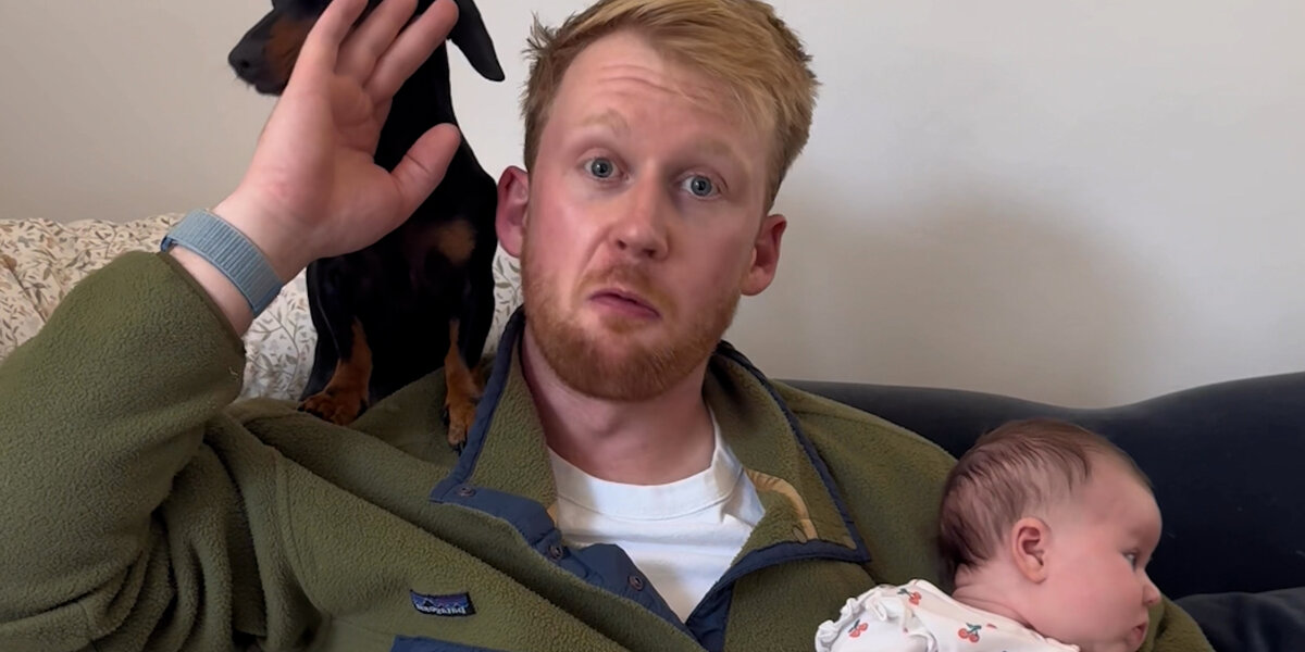 Dachshund Dad Becomes A Human Dad - Videos - The Dodo