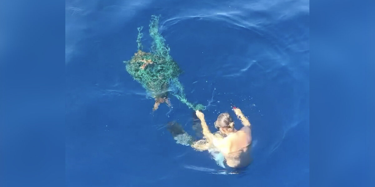 Boater Spots Some Floating Trash — And Realizes Someone's Trapped ...