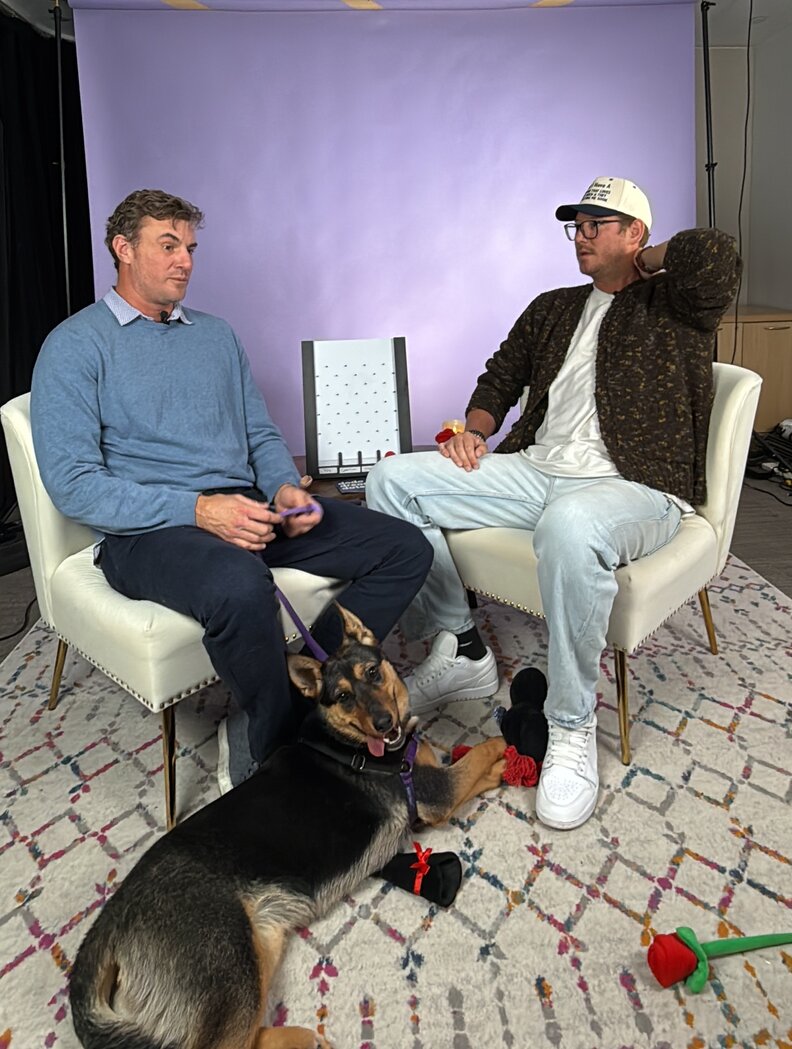 Shep Rose And Austen Kroll Try Dog Treats On Their Dodo Dream Date ...