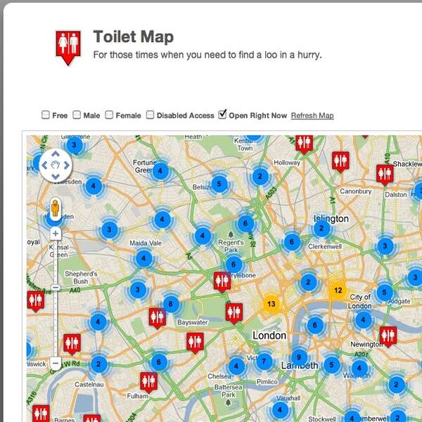 ToiletMap - Own - Thrillist London