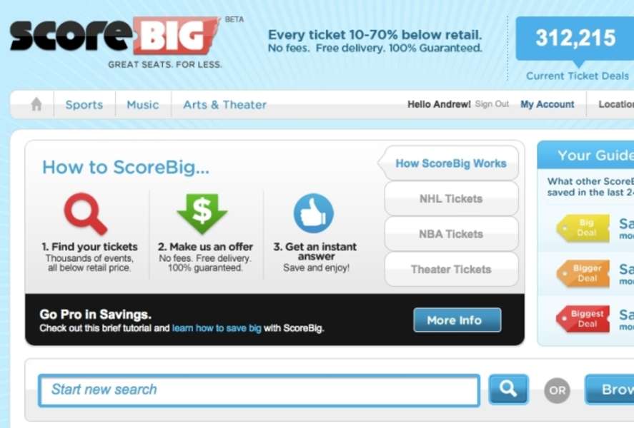 ScoreBig - Entertainment - Thrillist New York