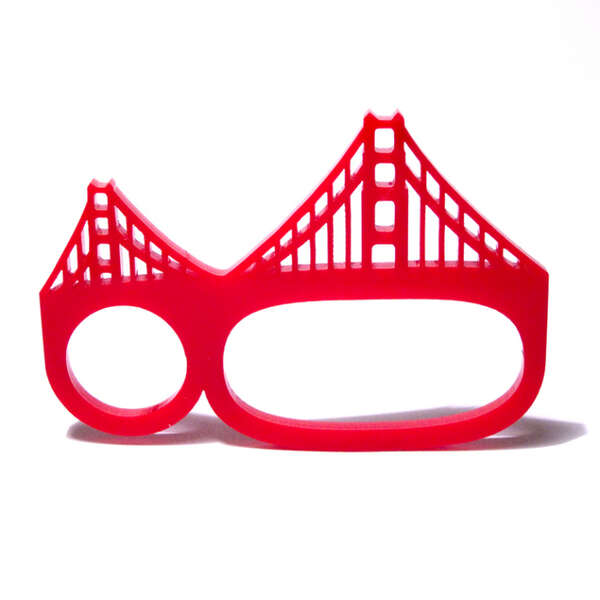 Golden Gate Bridge Brass Knuckles - Thrillist