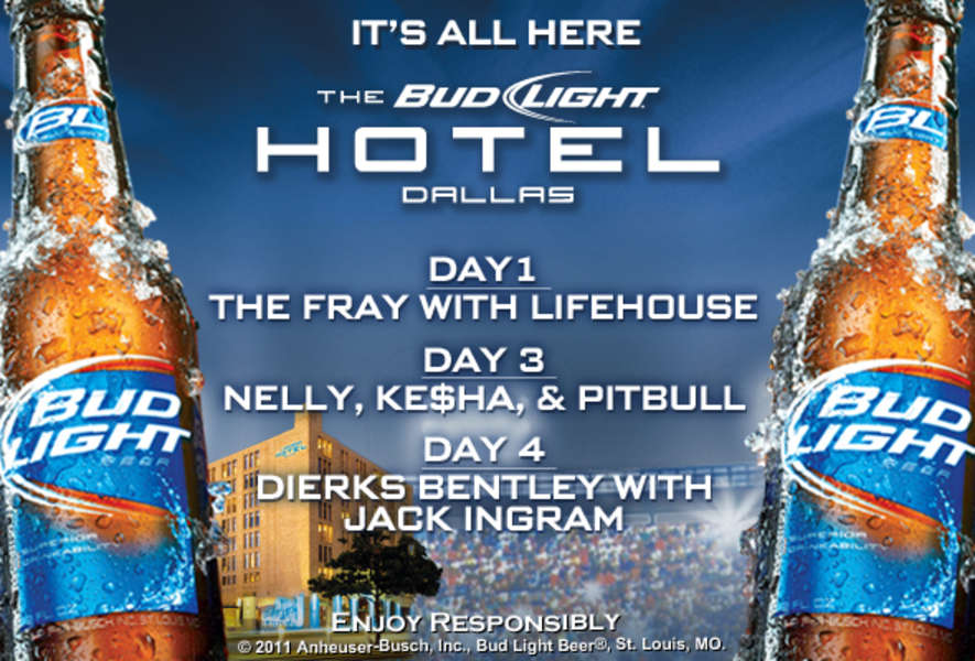Here We Go: Bud Light Hotel Hits Dallas - Thrillist