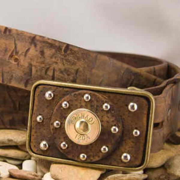 Leather Belt & Shotgun Buckle - Thrillist