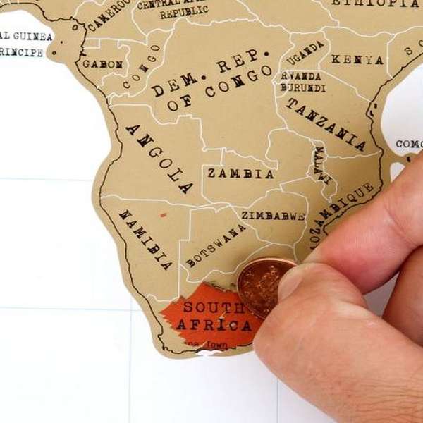 Scratch-off World Map - Thrillist