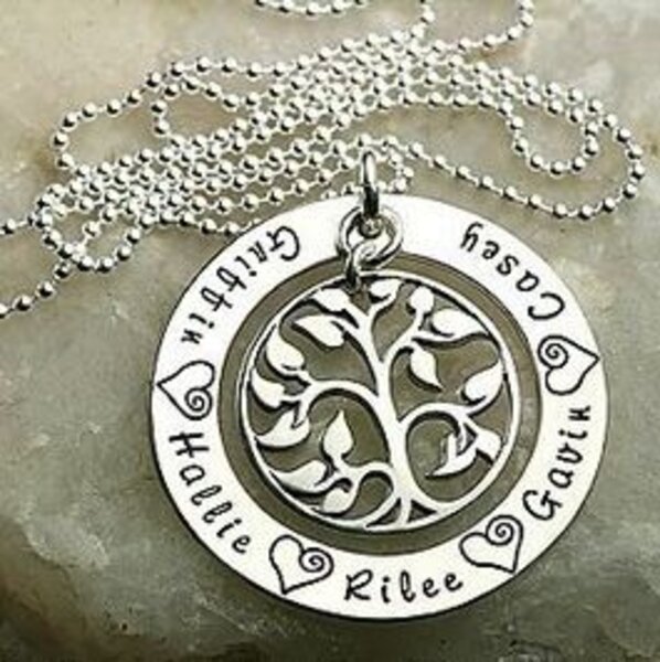 Custom Family Tree Necklace - Thrillist