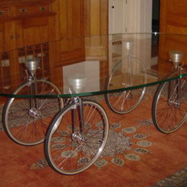 Custom Bicycle Table - Own - Thrillist Boston