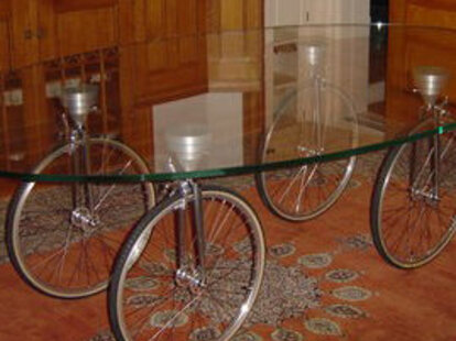 Custom Bicycle Table - Own - Thrillist Boston