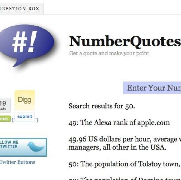 Number Quotes - Thrillist