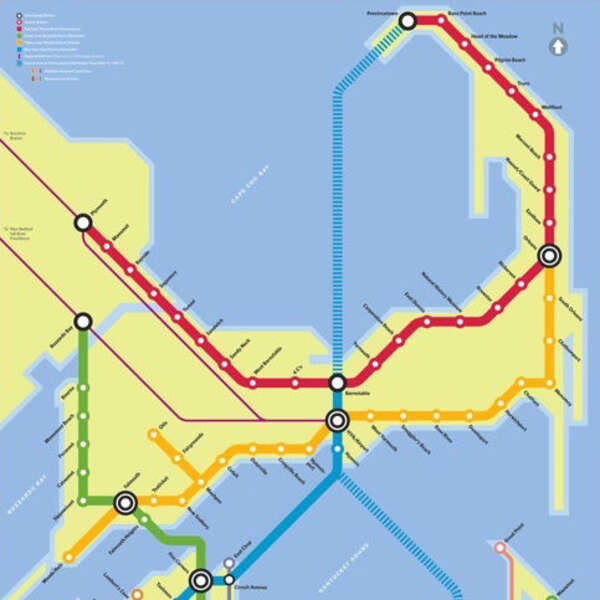 Transit Authority Figures' Cape/Islands Subway Map - Own - Thrillist Boston