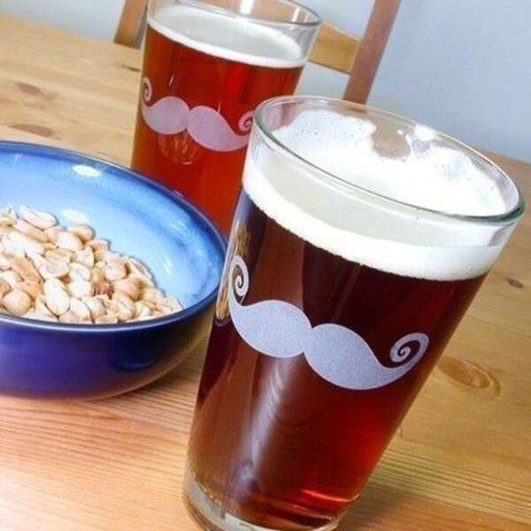 Bread and Badger Etched Glass - Thrillist