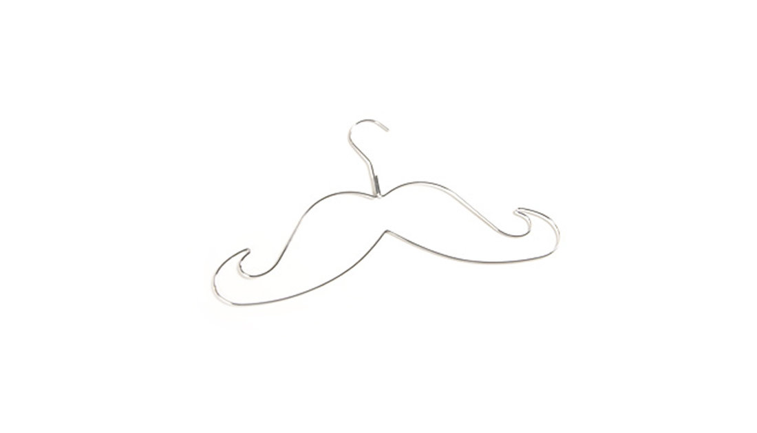 Mustache Hangers - Own - Thrillist