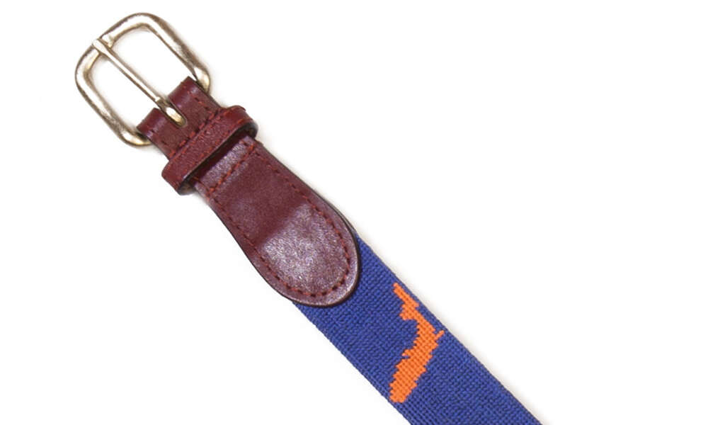 Needlepoint and Leather State Belts - Own - Thrillist Nation