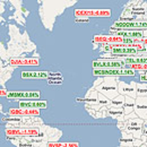 Global Indices Map - Money - Thrillist New York