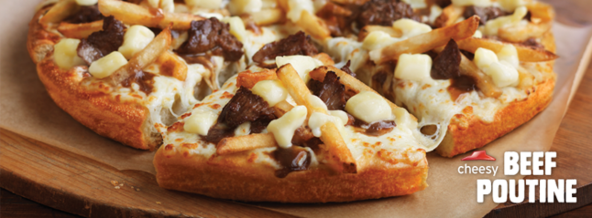 Poutine Pizza - Cheesy Beef Poutine Pizza from Pizza Hut Canada ...