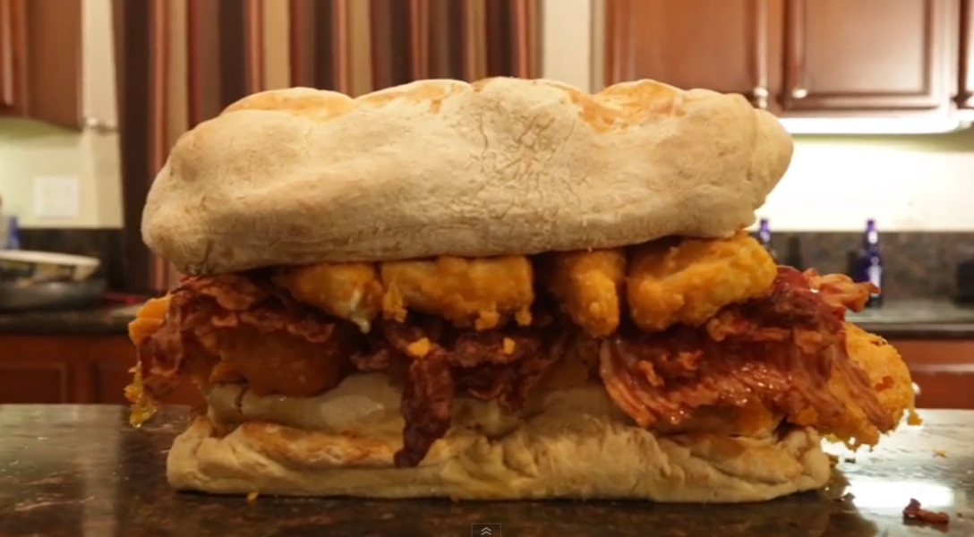 Epic Meal Time - FIFTY pound grilled cheese - Thrillist Nation