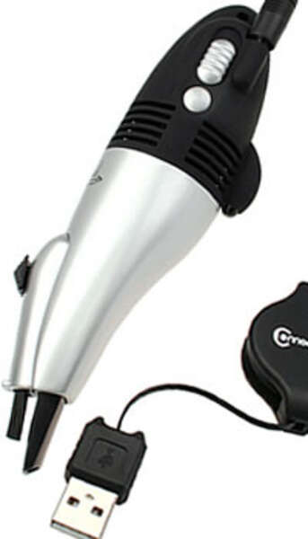 USB Mini Vacuum With Retractable Cable - Thrillist Nation