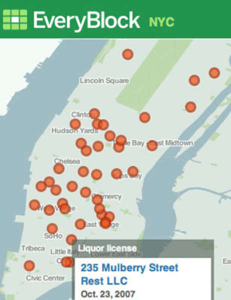 EveryBlock - Entertainment - Thrillist New York