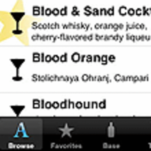 Cocktail Recipes iPhone app + web site - Drink - Thrillist New York