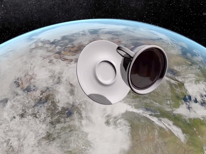 Gawk at NASA's zero gravity coffee cup - Thrillist Nation