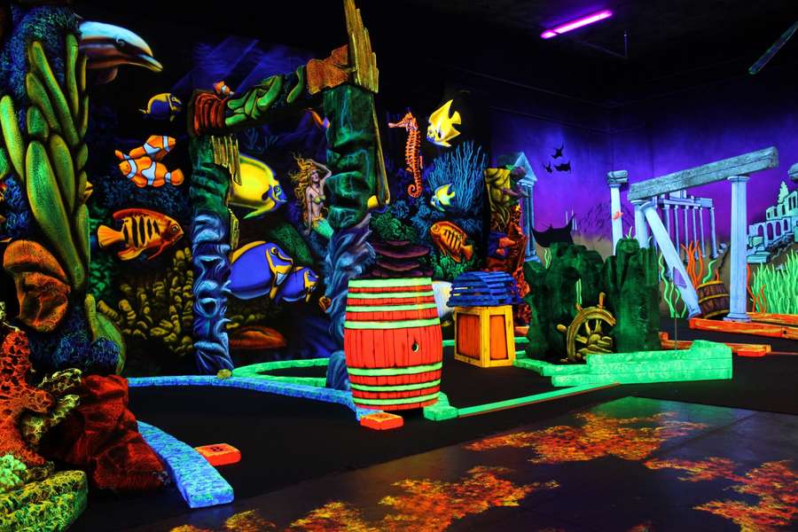 Glowing Greens Mini Golf: A Other in Portland, OR - Thrillist