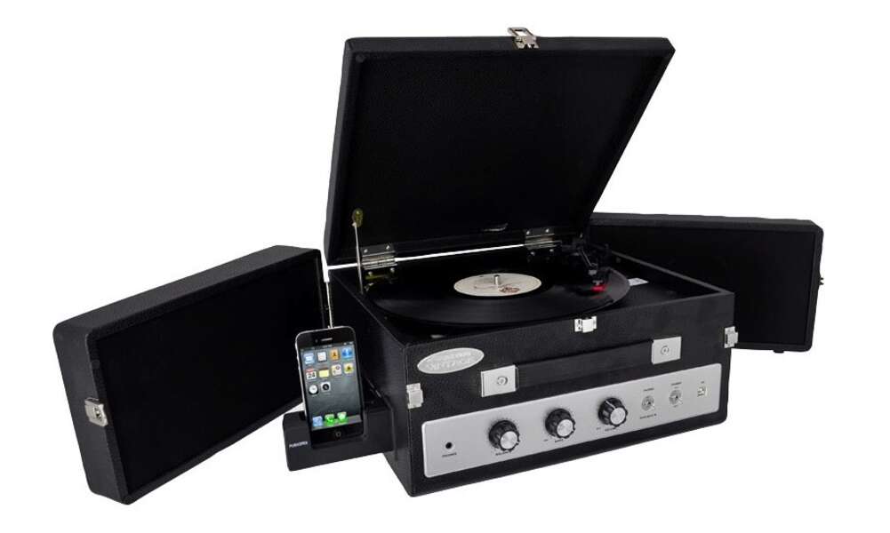 PylePro Classic Vinyl Turntable w/ iPod Dock - Entertainment ...