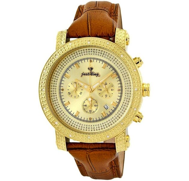 Victor Watch, Diamond-Encrusted Gold-Accented Bezel - Own - Thrillist ...