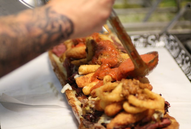 Fat Sal's - A Step-by-step guide to the the Big Fat Fatty $50 Sandwich ...