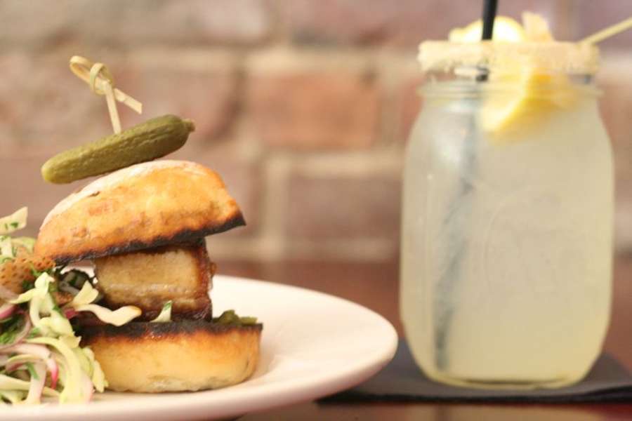 Some Random Bar - Sweet pork belly sliders from Some Random Bar ...