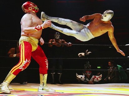 Behind the Lucha Libre Masks at a Mexico City Lucha Libre Match - Thrillist