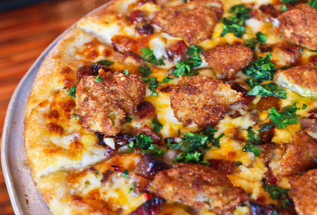 Slice & Pint - This Insane Pork Belly Pizza is Made with Beer in Emory ...