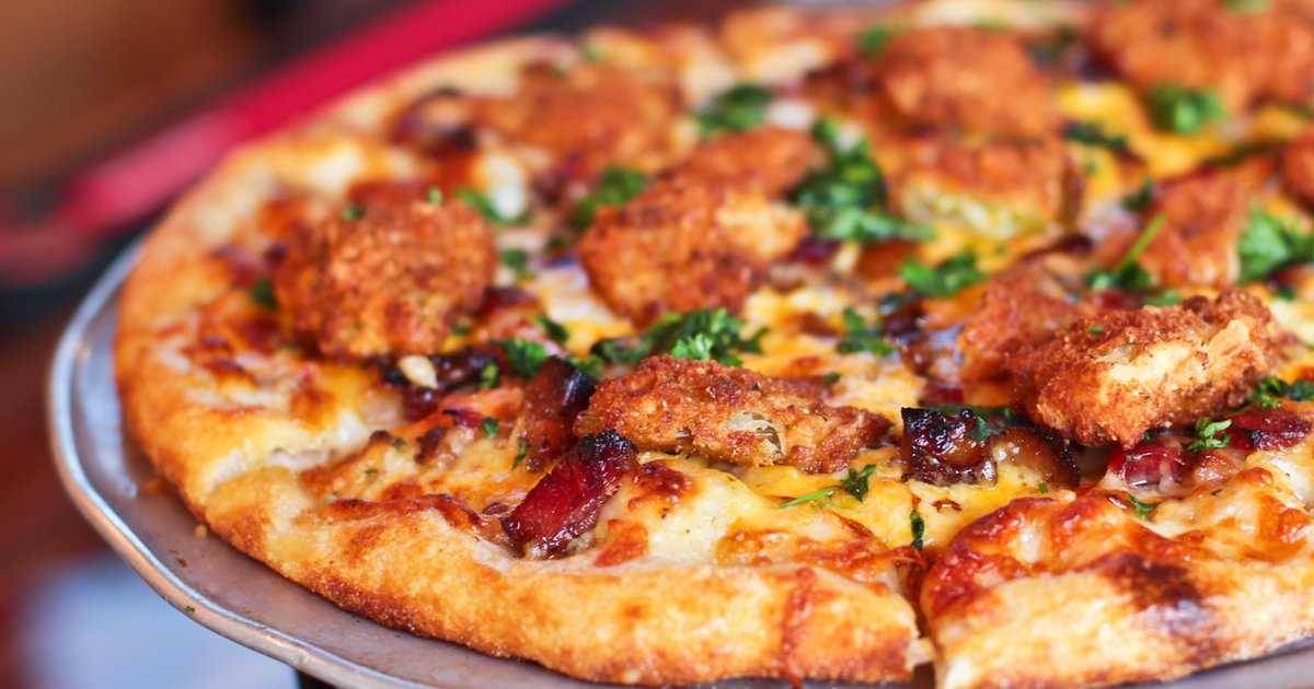 Slice & Pint - This Insane Pork Belly Pizza is Made with Beer in Emory ...