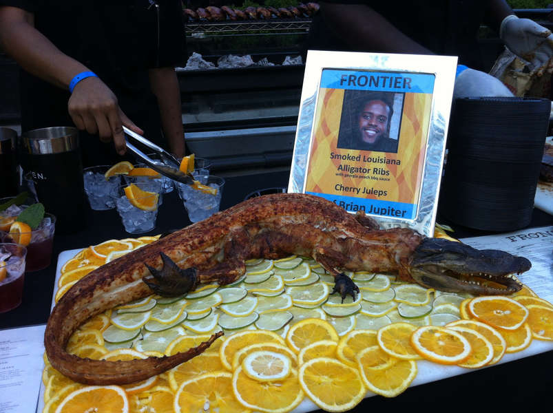 Whole Smoked Alligators at Frontier - Eat - Thrillist Chicago