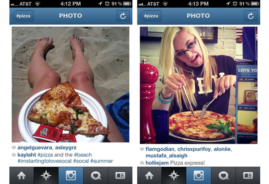 16 Instagram girls really, really excited about pizza - Thrillist
