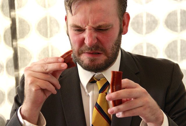 Our editor and his puppy taste-test dog treats