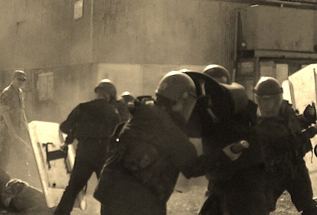 Learn Crowd Control and Angry Mob Management from Riot Training Experience