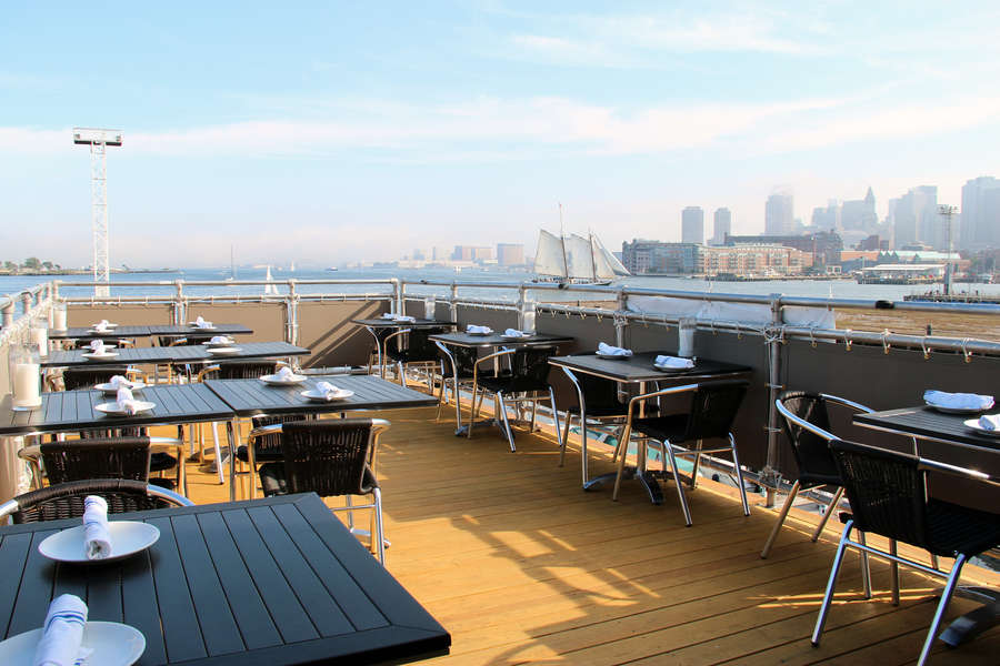 Pier 6 Boston Waterfront - Roasted BBQ oysters and frozen cocktails in ...