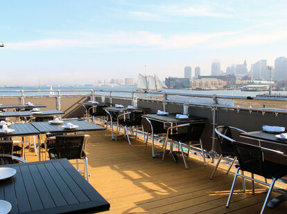 Pier 6 Boston Waterfront - Roasted BBQ oysters and frozen cocktails in ...