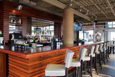 Pier 6 Boston Waterfront - Roasted BBQ oysters and frozen cocktails in ...