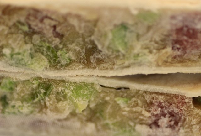 Can you guess these foods based on the zoomed-in cross section?