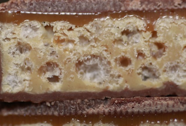 Can you guess these foods based on the zoomed-in cross section?